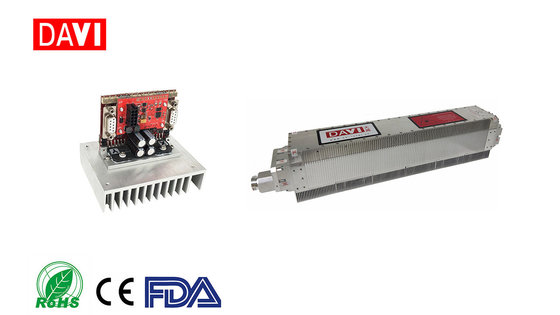 Air Cooling Rf Laser Tube 70W Wavelength 10.6μM 14kg Weight Metal Co2 Laser Tube