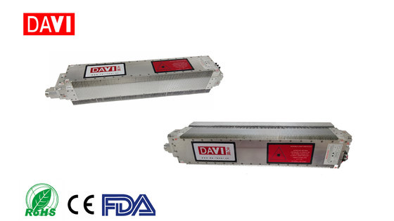Air Cooling Rf Laser Tube 70W Wavelength 10.6μM 14kg Weight Metal Co2 Laser Tube