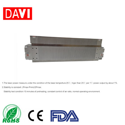 10.6μm Wave length  D55 RF CO2 Laser Tube   Metal body  High beam quality  Air cooling