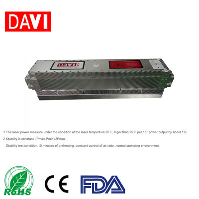 10.6μm Wave length  D55 RF CO2 Laser Tube   Metal body  High beam quality  Air cooling