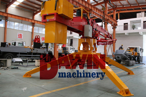 HGY13m 15m 17m 23m Trailer Mobile Spider Hydraulic Concrete Placing Boom for Construction supplier