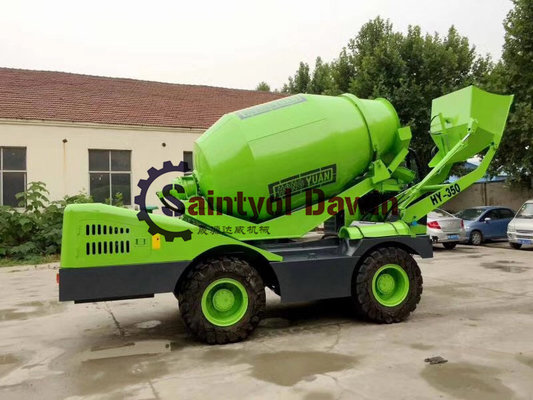 Auto Self Loading Concrete Mixer Truck with PLC Weighing System supplier