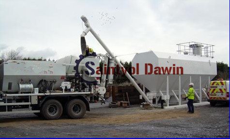 New design Safety Work 40 tonne to 100 tonne horizontal cement silo supplier