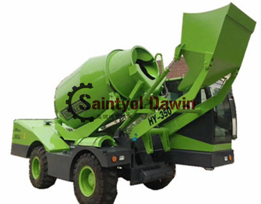 1.5 3.5 CBM Auto Self Loading Concrete Mixer Truck with PLC Weighing System supplier