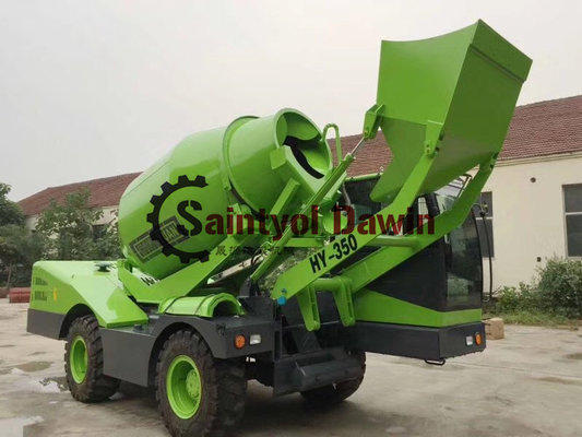 1.5 3.5 CBM Auto Self Loading Concrete Mixer Truck with PLC Weighing System supplier