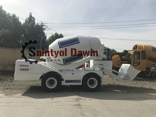 1.5 3.5 CBM Auto Self Loading Concrete Mixer Truck with PLC Weighing System supplier
