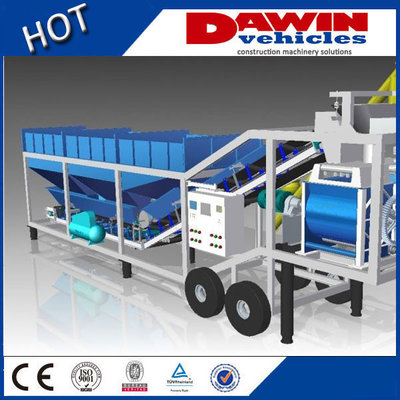 40 CBM/Hr Mobile Concrete Batching Plant Mixing Plant China Maufacturer supplier