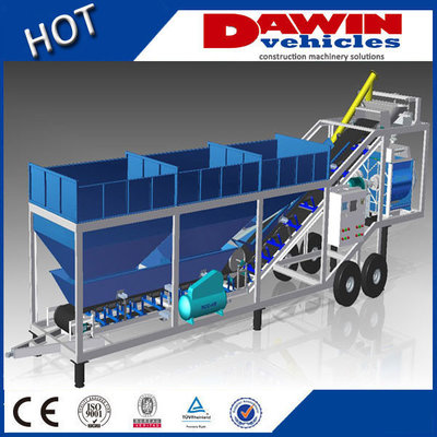 40 CBM/Hr Mobile Concrete Batching Plant Mixing Plant China Maufacturer supplier