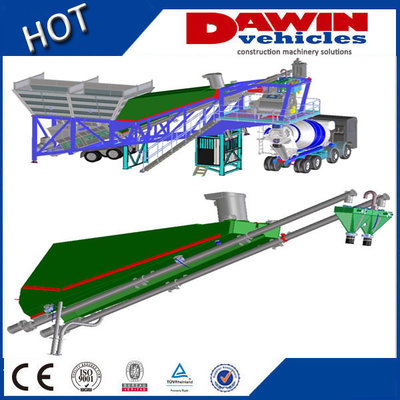 40 CBM/Hr Mobile Concrete Batching Plant Mixing Plant China Maufacturer supplier