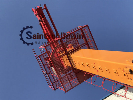Full hydraulic 29m 33m self-climbing column concrete placing boom without counter weight on hot selling supplier