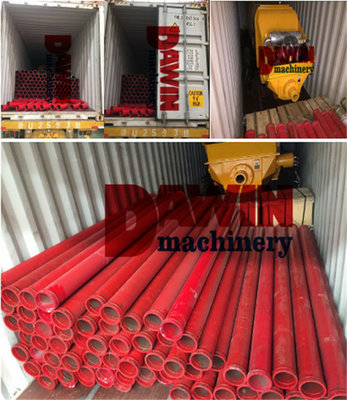 30m3 40m3/hr Small trailer hydraulic concrete pump with diesel or electric power supplier