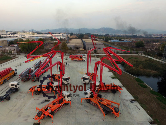 30m 33m 37m New Design HOWO Chassis Concrete Boom Pump Truck with Competitive Prices supplier