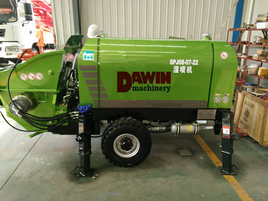 8 Cubic Meters Per Hour Smaller Shotcrete Pump Spraying Machine with Electric and Diesel Power on Sale supplier