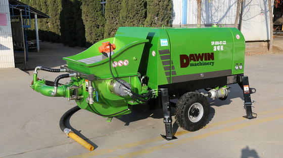 56kw Diesel Engine Wet Concrete Spraying Pump Concrete Delivery Pump All in One Machine supplier
