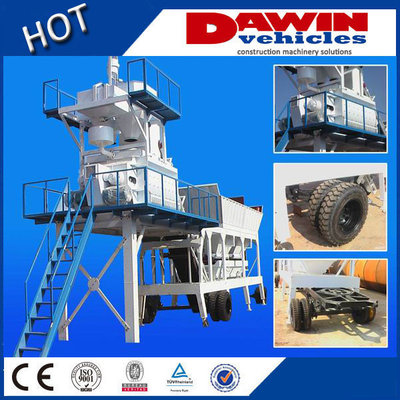 25m3/H Yhzs25 Mobile Ready Mix Concrete Plant Mobile Concrete Batch Plant supplier