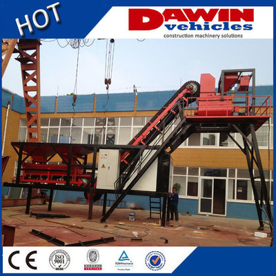 25m3/H Yhzs25 Mobile Ready Mix Concrete Plant Mobile Concrete Batch Plant supplier