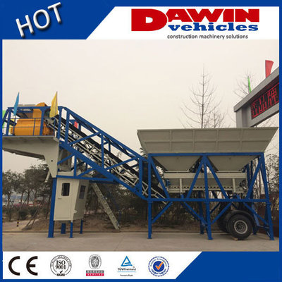 25m3/H Yhzs25 Mobile Ready Mix Concrete Plant Mobile Concrete Batch Plant supplier