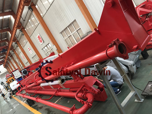 Top! 29m 33m Stationary Hydraulic Auto Lifting Concrete Placing Boom Distributor supplier