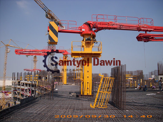 Top! 29m 33m Stationary Hydraulic Auto Lifting Concrete Placing Boom Distributor supplier