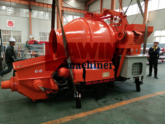 Hot Sale - Concrete Mixer with Pump/Concrete Mixing Pump with 100m Steel Delivery Pipe Line supplier