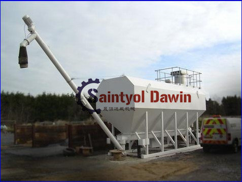 Horizontal Cement Silo with Slot Screw Conveyor on Sale supplier