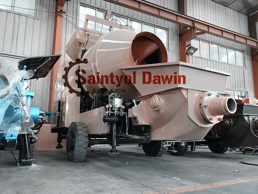 Fully Hydraulic Diesel 30m3/Hr Concrete Pump with Drum Mixer All in One Machine on Sale supplier