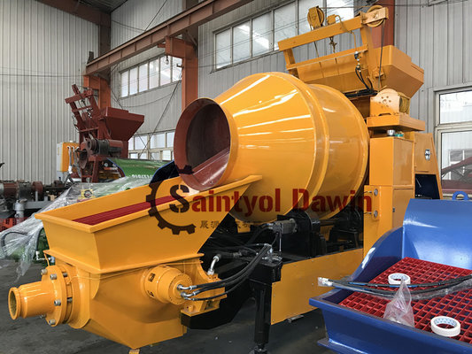 Fully Hydraulic Diesel 30m3/Hr Concrete Pump with Drum Mixer All in One Machine on Sale supplier