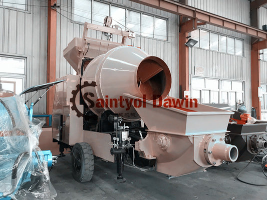 Lovol 1004 56kw Diesel Engine Concrete Mixing Pump for Concrete Pumping Construction supplier