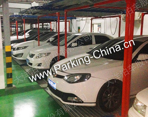 China Mechanical automatic parking system, Lift-Slide Hydraulic Puzzle Parking System PSH2 double stacker smart parking