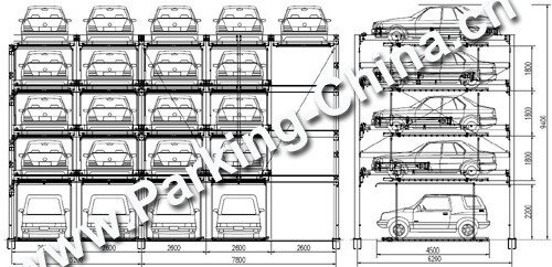 Dayang Smart Parking Multi-floors vertical puzzle parking vertical horizontal Puzzle Car Parking System Parking Solution