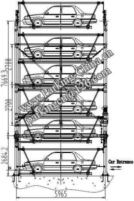China Parking Systems Rotary Smart Parking System Dayang Car Parking Lift for sale price, automated parking lift,