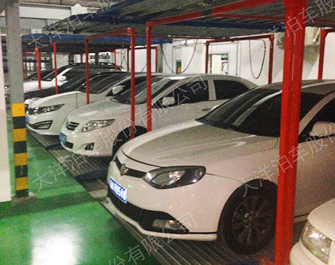 Hydraulic Puzzle Parking System PSH2 Lift-Slide Vertical-Transverse Moving, double stacker smart parking