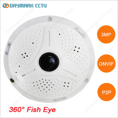 China 360 degree panoramic surveillance 3 megapixel ip camera with night vision supplier