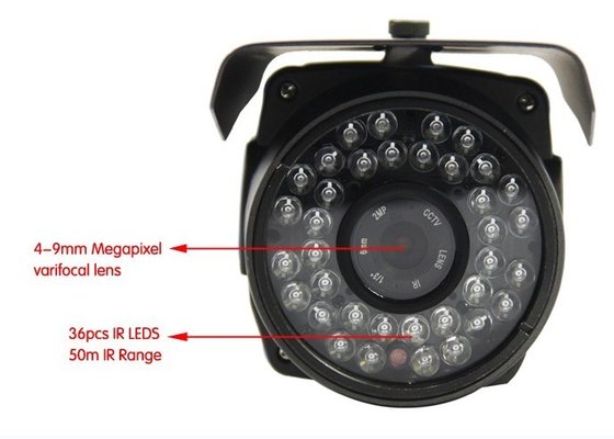 Outdoor HD IP Camera 4-9mm Zoom Lens supplier