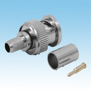 BNC Crimp Connector for RG59 3 piece supplier