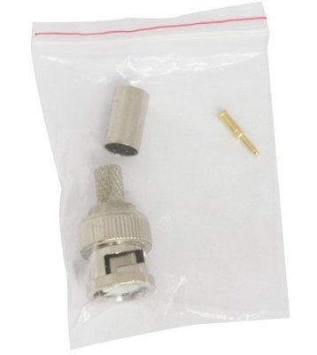 BNC Crimp Connector for RG59 3 piece supplier