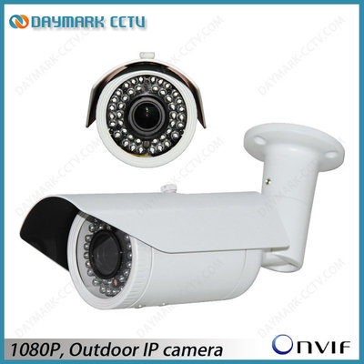 Plug and Play 1080P IP Bullet Camera 30m IR Night Vision Motion Detection supplier