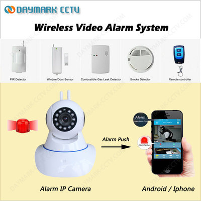 Linkage Alarm Onvif P2P WIFI IP Camera with Memory Card supplier
