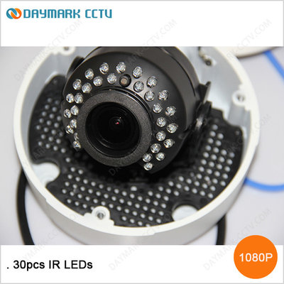 HD 1080P Waterproof Zoom IR Dome IP Camera P2P Plug and Play supplier