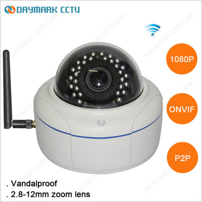 Vandalproof 2 Megapixel 1080p ONVIF Wireless IP Camera supplier
