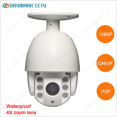 Onvif compatible Waterproof IP 1080P Mini PTZ Camera supplier