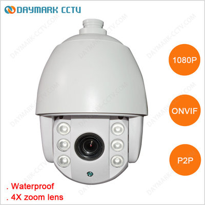 Onvif compatible Waterproof IP 1080P Mini PTZ Camera supplier