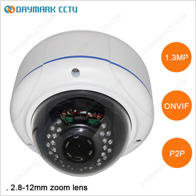 Megapixel IP Outdoor Camera with 2.8-12mm Zoom Lens supplier