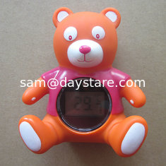 China Custom make cartoon bear baby bath toy water temperature thermometer supplier