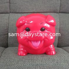 China custom kids plastic money box cheap piggy bank supplier