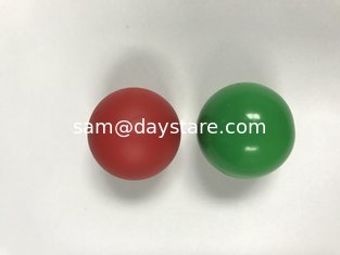 China Injection molded Solid bouncy Plastic TPR Ball  for Baby Toys Accessories supplier