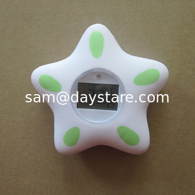 Custom make cartoon bear baby bath toy water temperature thermometer supplier