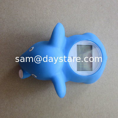 Custom make cartoon bear baby bath toy water temperature thermometer supplier