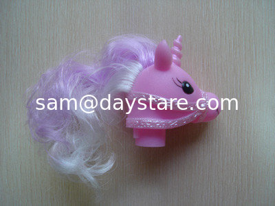 Custom cute design high qualtiy pvc ABS  my little pony mini plastic horses parts supplier