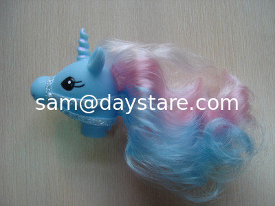 Custom cute design high qualtiy pvc ABS  my little pony mini plastic horses parts supplier